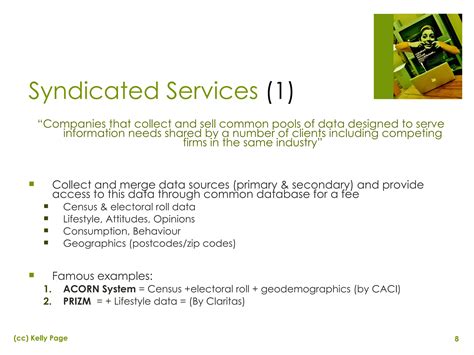 External Secondary Data Sources Ppt