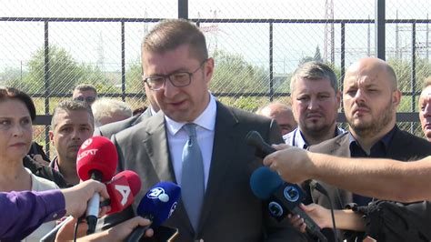 Изјава за медиуми на претседателот на Владата Мицкоски во Општина