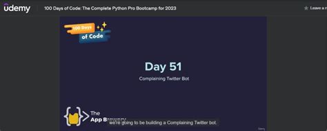 Day 51 Building An Internet Speed Twitter Complaint Bot Ashish Chavan Posted On The Topic