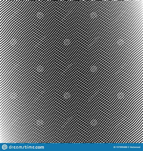 Wavy Waving Zigzag Lines Crosshatch Grid Mesh Pattern Abstract Curvy Criss Cross Lines