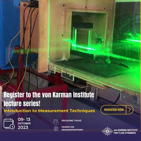 Von Karman Institute For Fluid Dynamics On Linkedin Lectureseries Measurementtechniques Piv