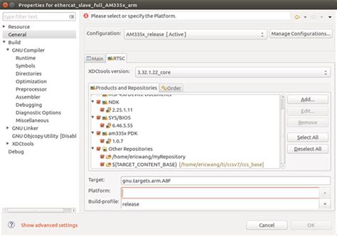 RTOS AM EtherCAT Slave Full Feature Build Fails Processors Forum Processors TI E E