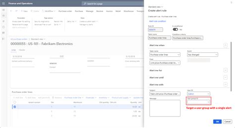 Create Alert In A Single Click In D FO