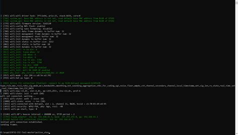 Active Sta Mode Not Able To Collect CSI Data Issue 31