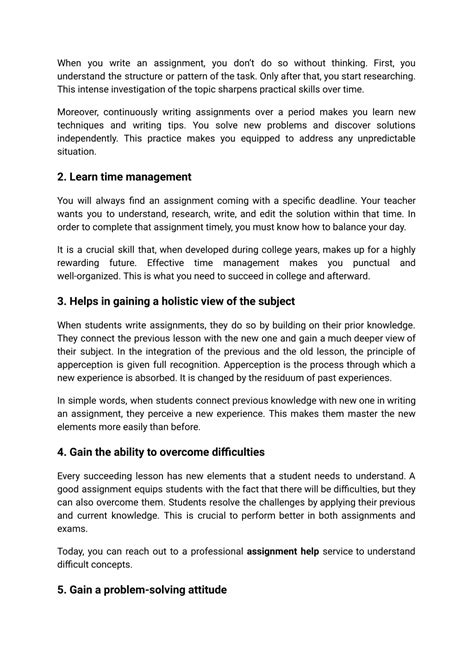 Ppt The Incredible Significance Of Assignments For Students