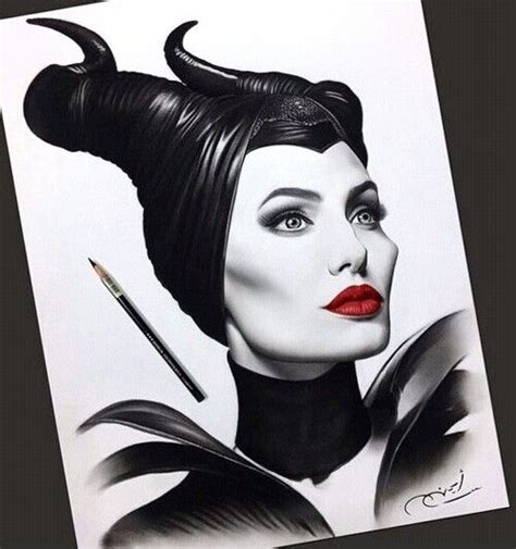 Dibujos De Malefica Para Colorear Vsun