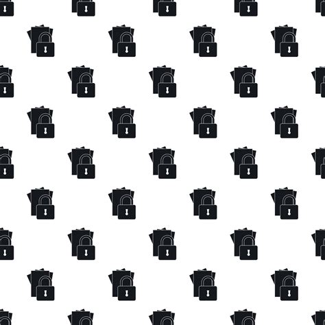 Document Protection Pattern Simple Style 15017089 Vector Art At Vecteezy