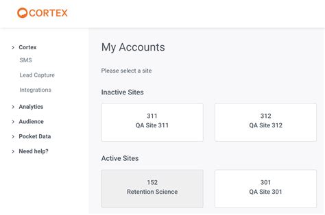 navigating multiple cortex sites welcome to the resci help center