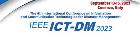 8th International Conference On Information And Communication Technologies For Disaster