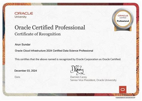Arun Sundar K On Linkedin Oracle Oracleindia Oraclecloud