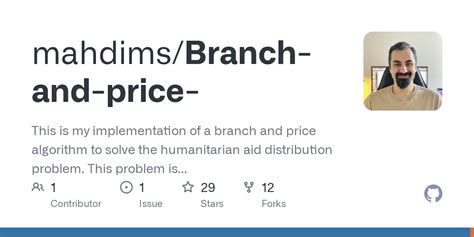 Branch And Price ColumnGeneration Py At Master Mahdims Branch And Price GitHub