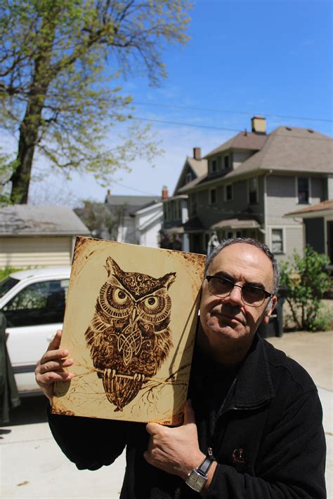Owl Pyrography Etsy