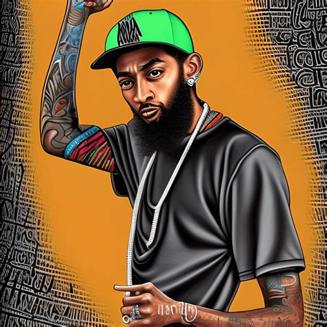 Nipsey Hustle In Africa · Creative Fabrica