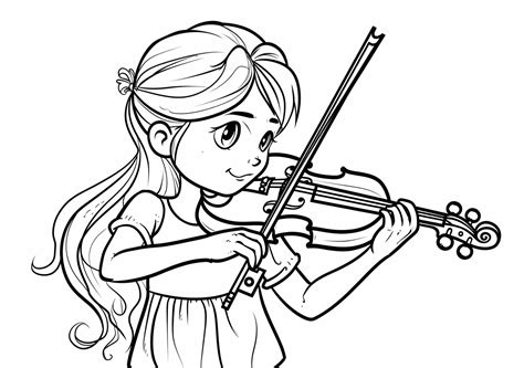 Coloriage Fête de la Musique à imprimer gratuit Objectif Maternelle