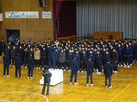 高畠四中 学校日誌 12年合唱練習