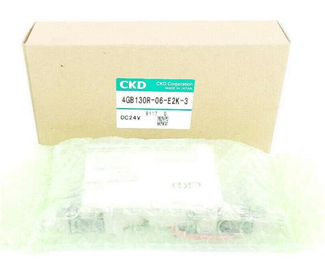 nib ckd 4gb130r 06 e2k 3 solenoid valve 4g series 24vdc 4gb130r06e2