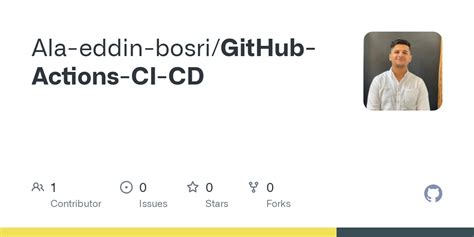 GitHub Ala Eddin Bosri Github Workflow