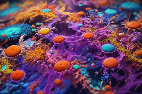 Premium Ai Image Microbial Wonderland Iii Futuristic Science Lab