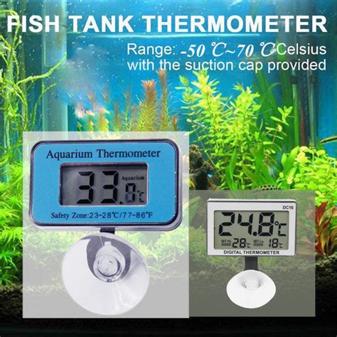 Jual Thermometer Aquarium Termometer Alat Ukur Suhu Waterproof Akuarium