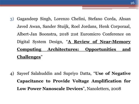 Ferroelectric Fets Based Non Volatile Logic In Memory Circuits Ppt