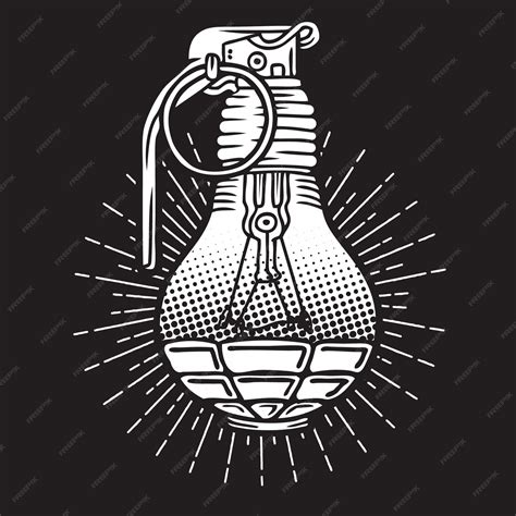 Premium Vector Light Bulb Grenade