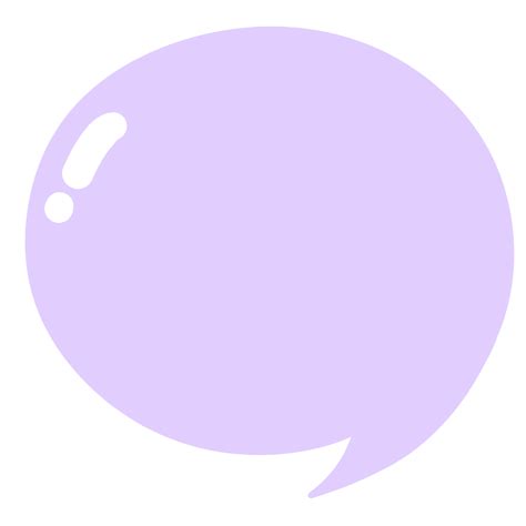bocadillo de diálogo morado 22841687 PNG