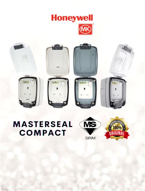 Mk 86486 1 Gang 13a Outdoor Weatherproof Ip66 Switch Socket Outlet With Sirim Slw Lighting