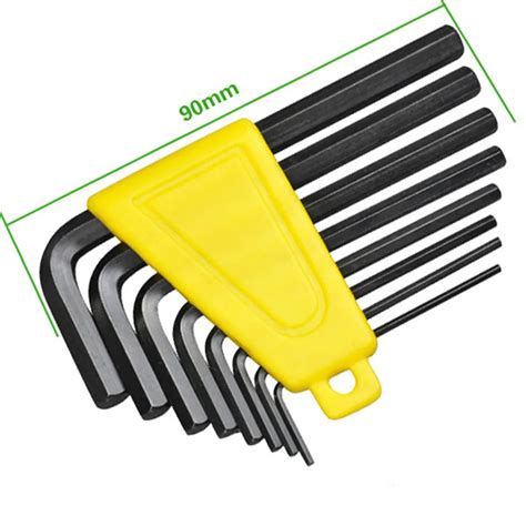 Flat Head E 02 Hex Socket Wrench Inner Hexagon Spanner Set In Wrench