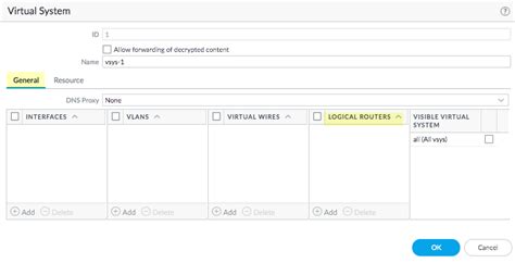Configure A Logical Router