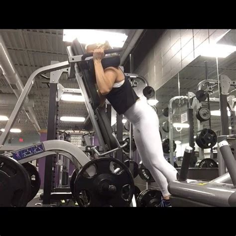 Two Exercises For Glutes And Hamstrings 1 Reverse Hack Squat Great Way To Work On Squat Depth