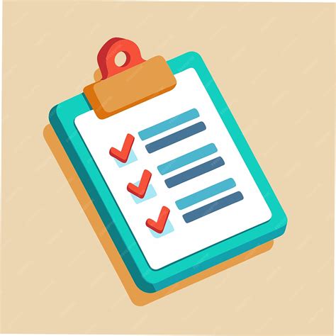 Assignment Target Icon Clipboard Checklist Symbol 3d Vector