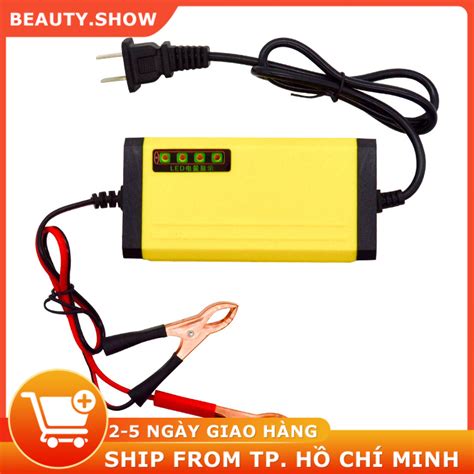 Sạc Bình ắc Quy 12v2a 12v6a Từ 4 20 80ah Sạc Cho Cả Bình Khô Và Nước Xe