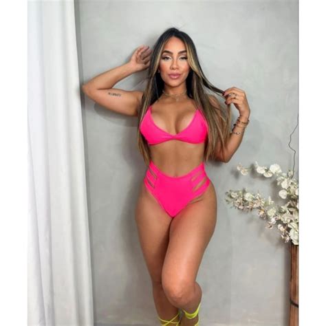 Conjunto Biquini Top Fixo Calcinha Cintura Alta Shopee Brasil