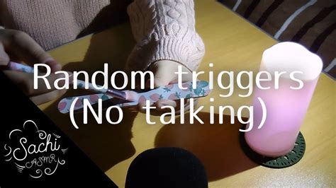 ASMRRandom Triggers No Talking YouTube
