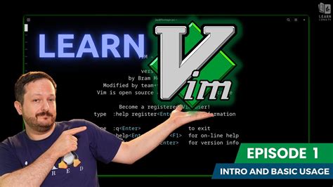 Learn How To Use The Vim Text Editor Episode 1 Basic Usage And How
