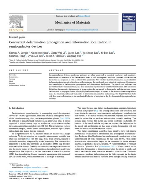 Concurrent Delamination Propagation And Deformation Localization In