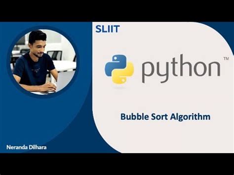 Bubble Sort Algorithm Python YouTube