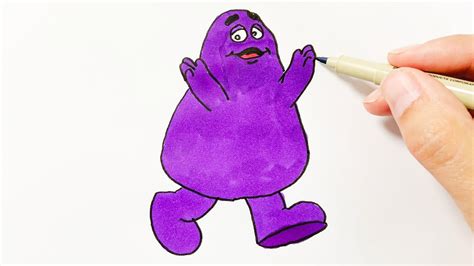 How To Draw Grimace YouTube