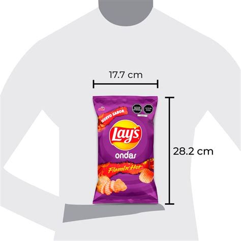 Papas Fritas Lays Ondas Flamin Hot 90g Metroapp