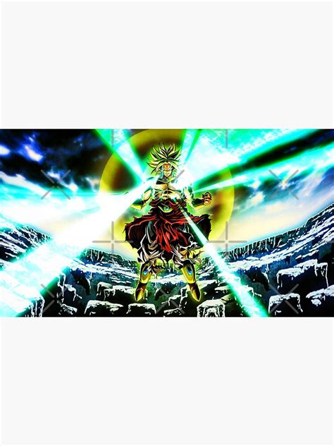 Original Broly Ssj 1 Dbz Poster For Sale By Drwolfstark Redbubble