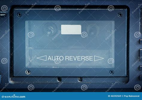 Old Cassette Player Box Stock Image Image Of System 46592569