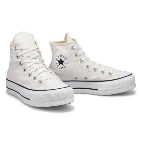 Converse Chuck Taylor Hi Platform White Sneakers Cheap Sale
