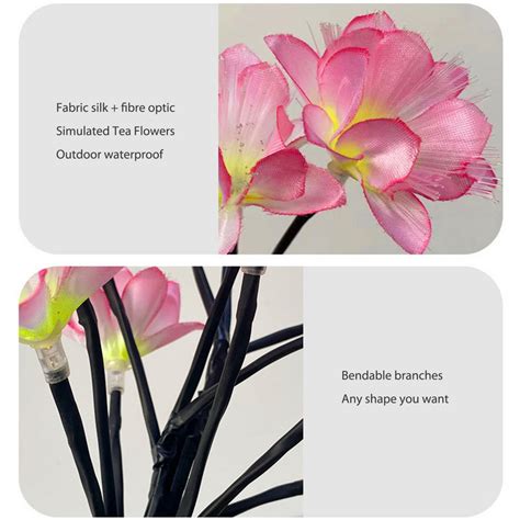 Badu Bg Светодиодна слънчева светлина за колове 2 режима Светлини за тревни площи във формата на