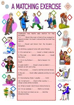 A Matching Exercise By Scott Stewart TPT