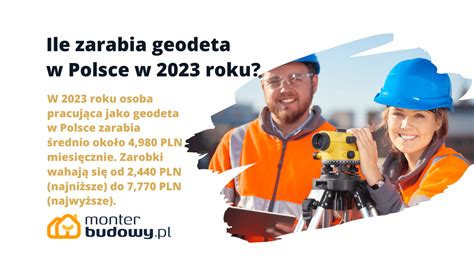 Ile Zarabia Geodeta W Polsce W 2024 Roku Monterbudowypl