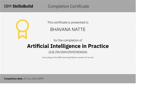 Bhavana Natte On Linkedin Ai Machinelearning Ibm Skillsbuild