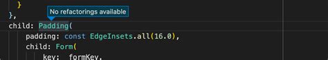 Refactorings Gone · Issue 2603 · Dart Codedart Code · Github