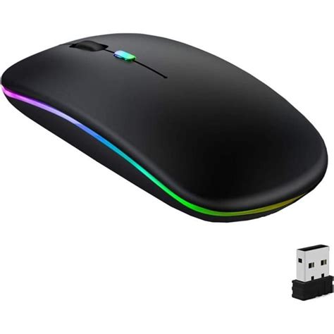 Souris Sans Fil Rechargeable Souris Bluetooth Clair E Deux Modes Bt G Sans Fil Ultra