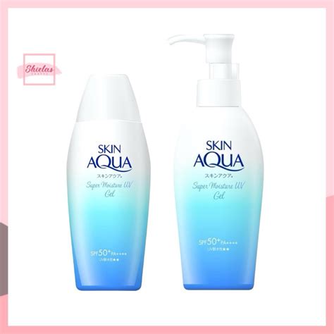 Rohto Skin Aqua Uv Super Moisture Gel Sunscreen 110g140g Shopee