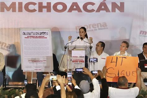 Encabeza Sheinbaum Acuerdo de Unidad por la Transformación con la